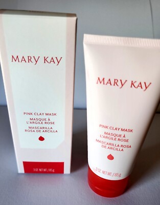 Mary Kay PINK CLAY MASK 3oz NEW Dry to Oily Skin | eBay