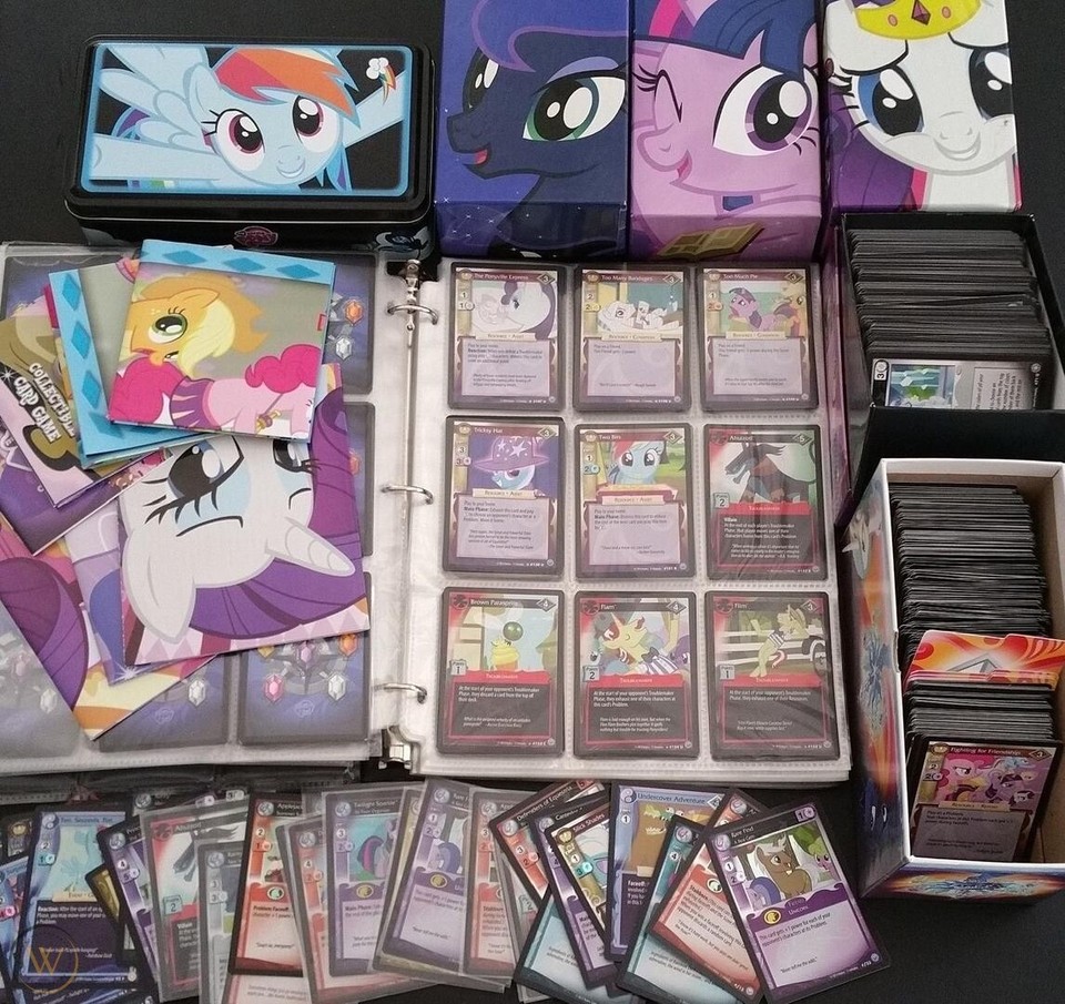 MLP My Little Pony CCG : Mixed 100 Card Lot with Foils, Rares | eBay