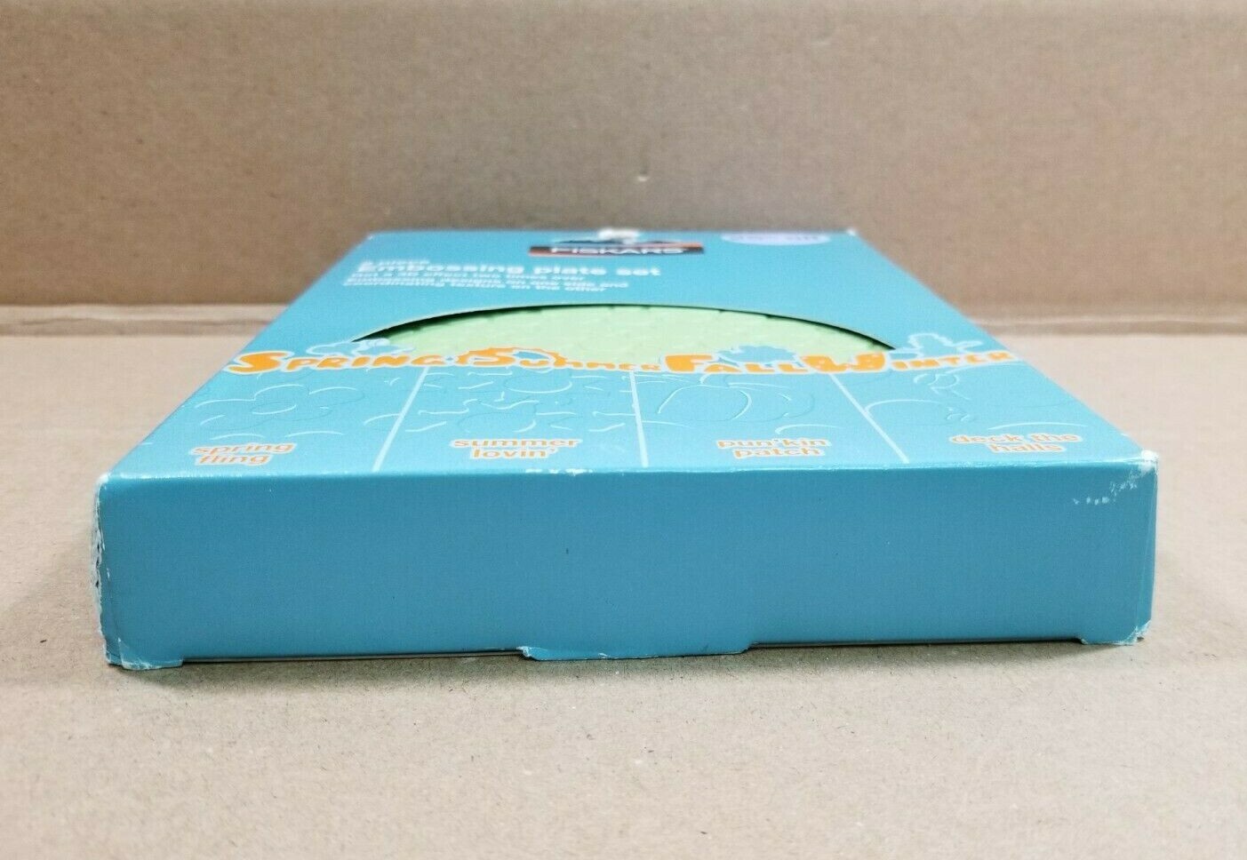Fiskars "Spring Summer Fall Winter" 8 Piece Embossing Plate Set 3D ...