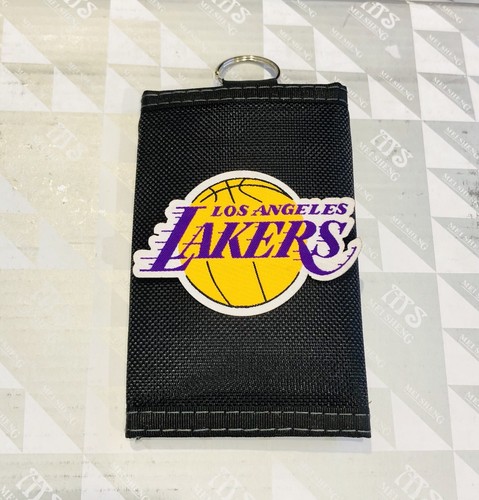 LOS ANGELES LAKERS Wallet Brand New Canvas With Zipper For Kids And ...
