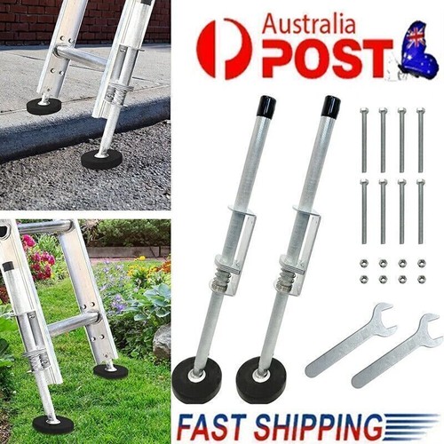2PCS Ladder Leveler Adjustable Ladder Leg Stabilizer Universal Ladder ...