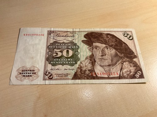 50 DM Schein von 1970 – Deutsche Mark – BRD Banknote – Sammlerstück ...