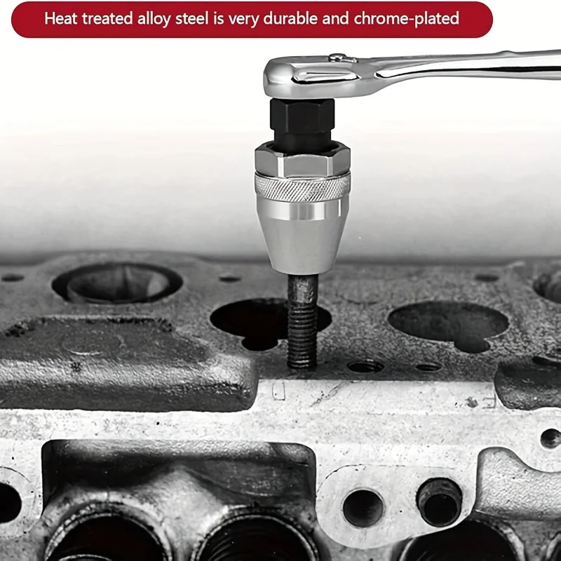 Damaged Bolt and Stud Extractor Tool Grips and Removes 1/4-Inch to 1/2 ...