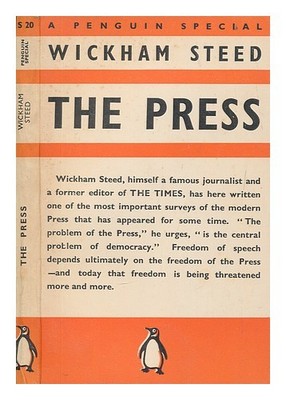 STEED, HENRY WICKHAM (1871-1956) La stampa 1938 Prima edizione ...