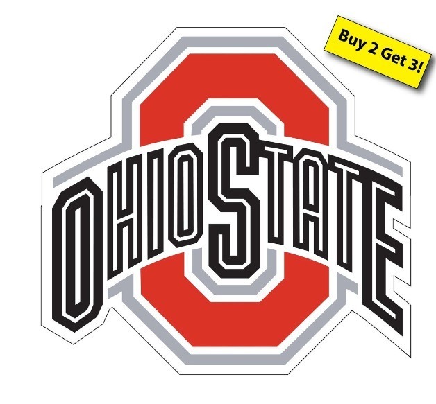 Ohio State Buckeyes OSU Football Decal/sticker 3x3 Die Cut Free ...