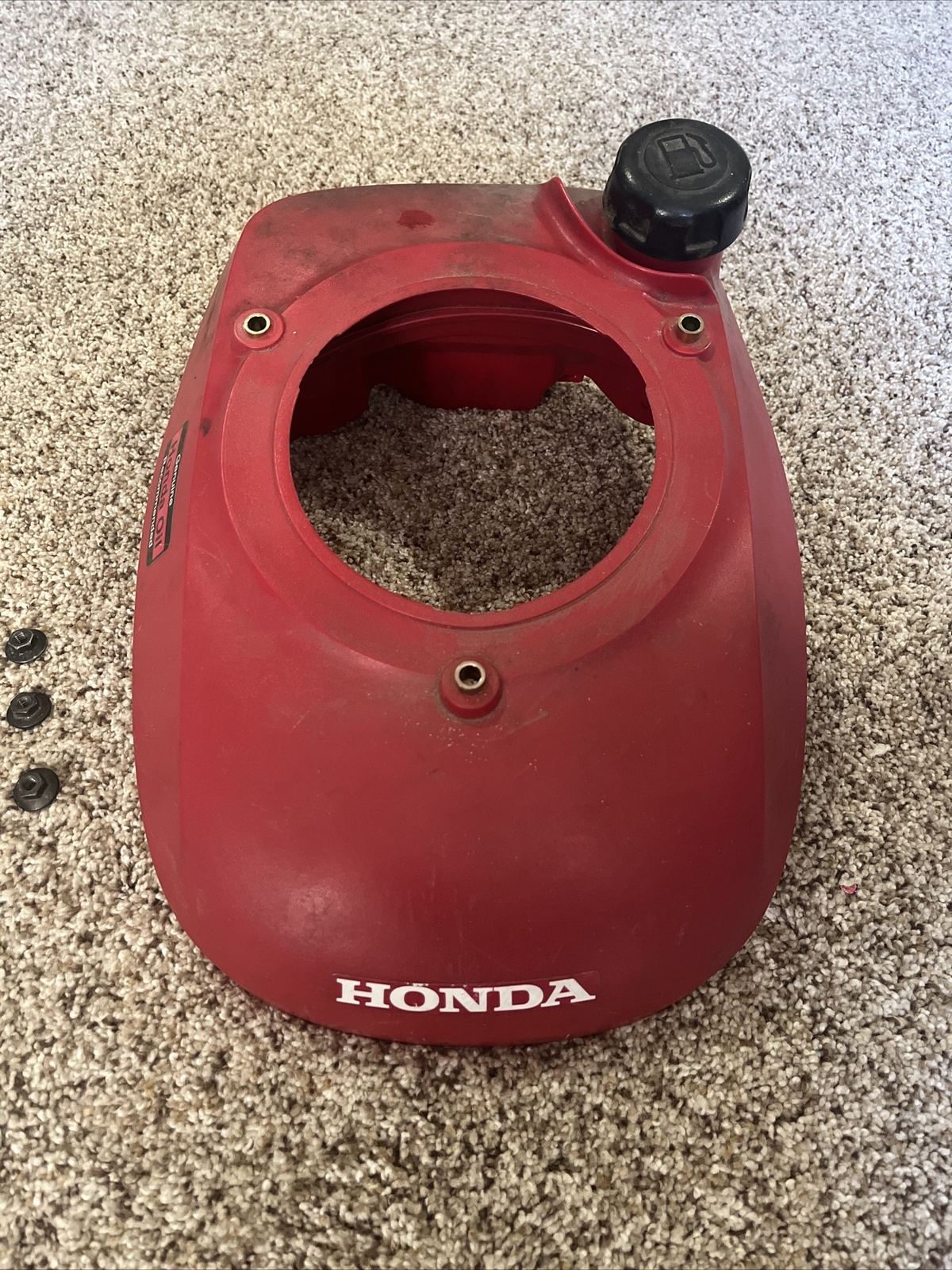 Honda Hrx217 Engine Fan Cover And Gas Tank Used Good Condition | eBay