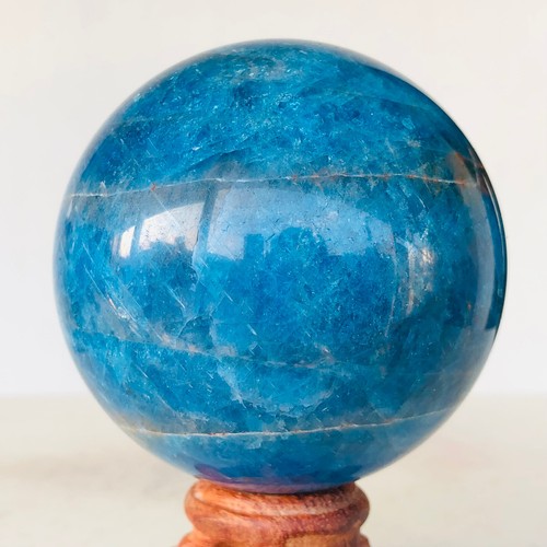 1.2LB Natural Blue Apatite Quartz Crystal Sphere Mineral Specimen ...