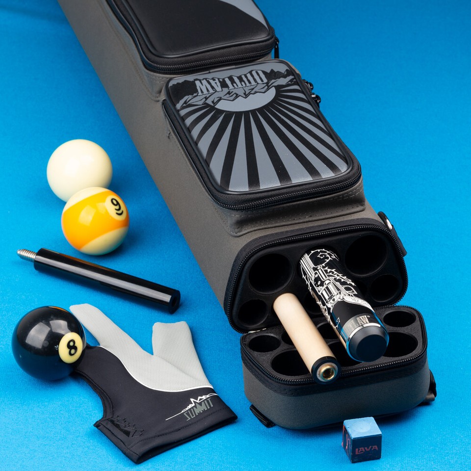 Outlaw OLB35M 3x5 Hard Pool Cue Case Billiard Stick Bag Billiards Cues ...