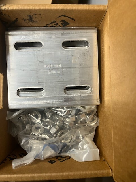 LOT OF 12 COOPER B-LINE 9A-1044 CHANNEL SPLICE PLATE 5" X 4-1/2" NEW ...