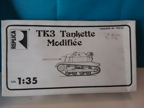 KIT/MAQUETTE REPLICA RESINE TK3 TANKETTE MODIFIEE 1/35 B1 | eBay