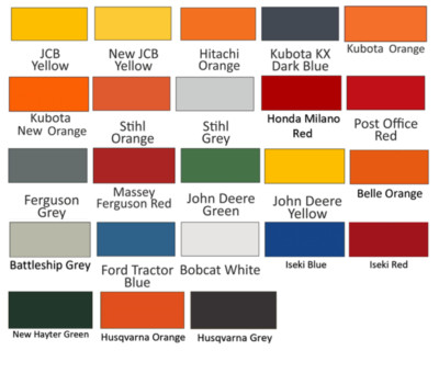 Lawn Mower Machinery 400ml Fast Dry Gloss Acrylic Aerosol Spray Paint ...