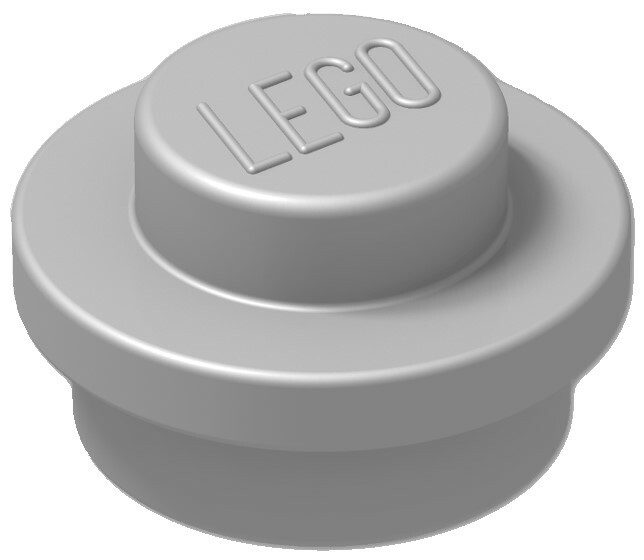 ☀️Lego 1x1 Flat Silver Round Plates x100 Dots Stud Part Piece Bulk ...