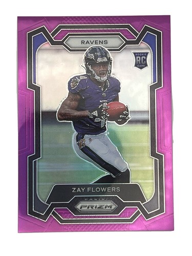 2023 Panini Prizm - Rookies Purple Prizm #307 Zay Flowers /125 (RC ...