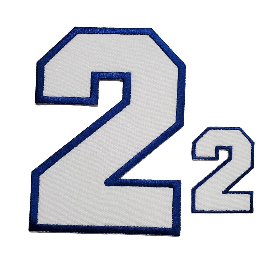 Numbers College Varsity Letterman Embroidered Iron On Patch Customize ...