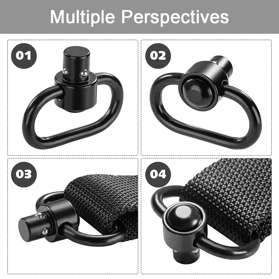 QD 1"/1.25" Lever Action Rifle Sling Mount Kit Split Band for 12 Gauge ...