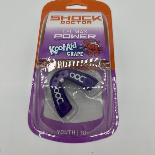 Shock Doctor Kool Aid Gel Max Power Flavor Fusion Mouth Guard - Grape ...