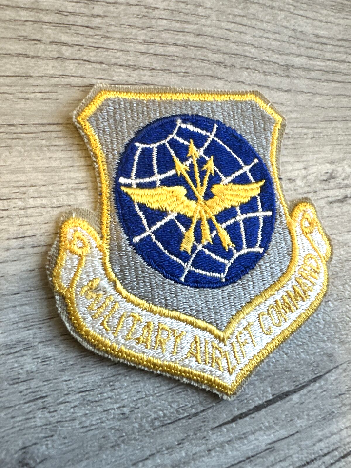 US AIR FORCE Military Airlift Command Sew On Patch | eBay