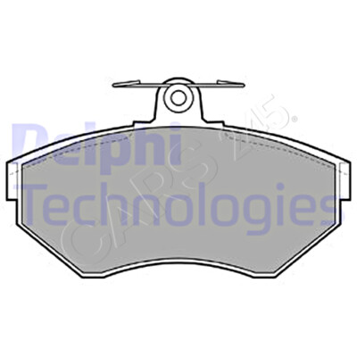DELPHI Disc Brake Pad Set For VW AUDI Passat A4 Avant B3 B4 B5 8D 8E ...