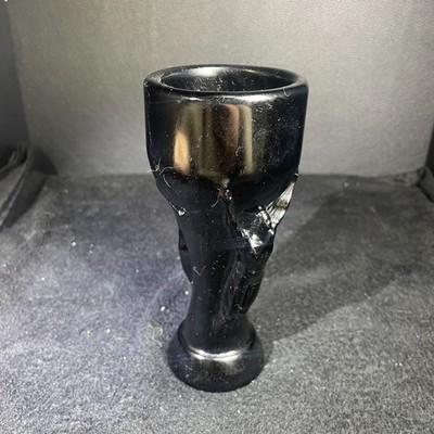 1.03LB 5.9" Natural Black Obsidian Cup Crystal Sculpture Gift Decor | eBay
