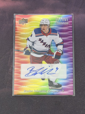 2023-24 Upper Deck Allure Color Flow Full Rainbow Braden Schneider #CFA ...