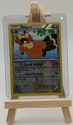 Bibarel Stage 1 Pokémon Card 2014 XY 107/146 RARE REV HOLO | eBay