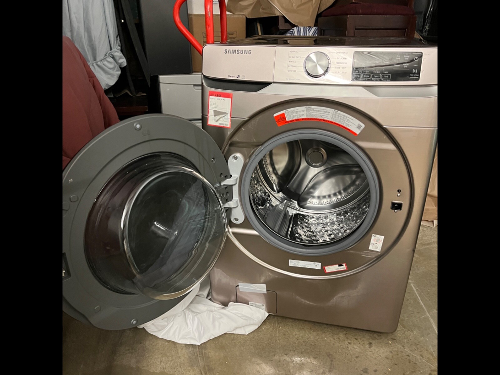Samsung WF45B6300AC 27 Inch Front Load Washer 4.5 Cu. Ft. Capacity ...