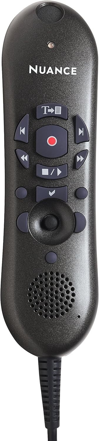 Nuance Dragon PowerMic II Speech Recognition Dictaphone Microphone ...