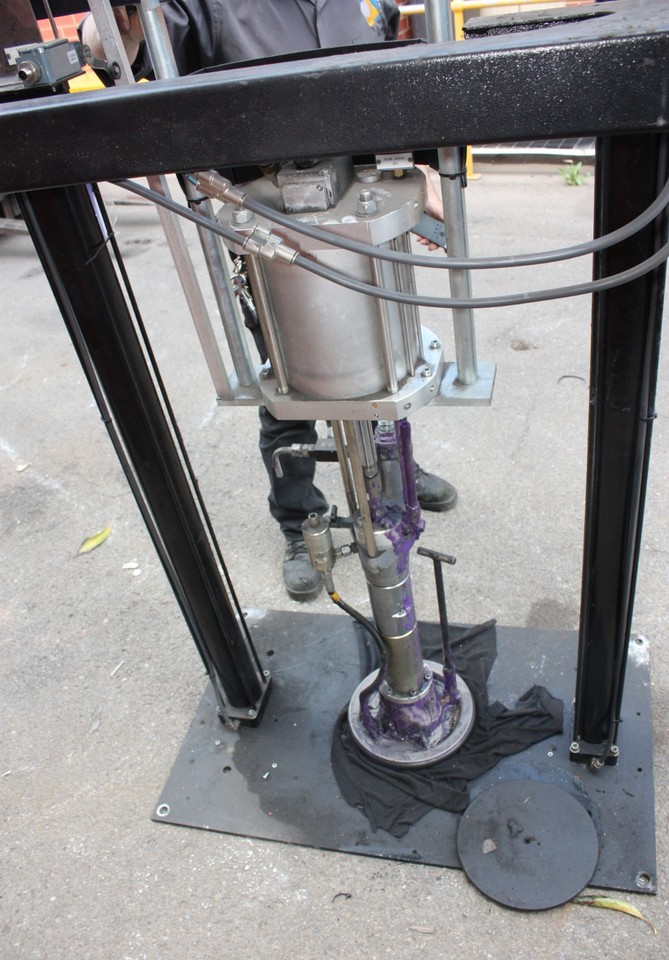 SCA Schucker Air Powered pump 20L Drum Unloader PPK57-285-P08-1000 glue ...