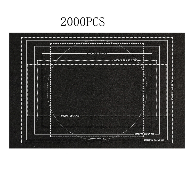 Large Capacity Puzzle Storage Mat Non Slip Felt Board for 1500/2000 ...