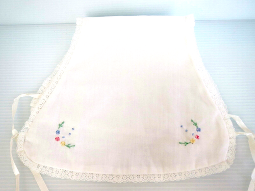 New! Hand Embroidered Flowers White Cotton Italian BABY DIAPER COVER ...
