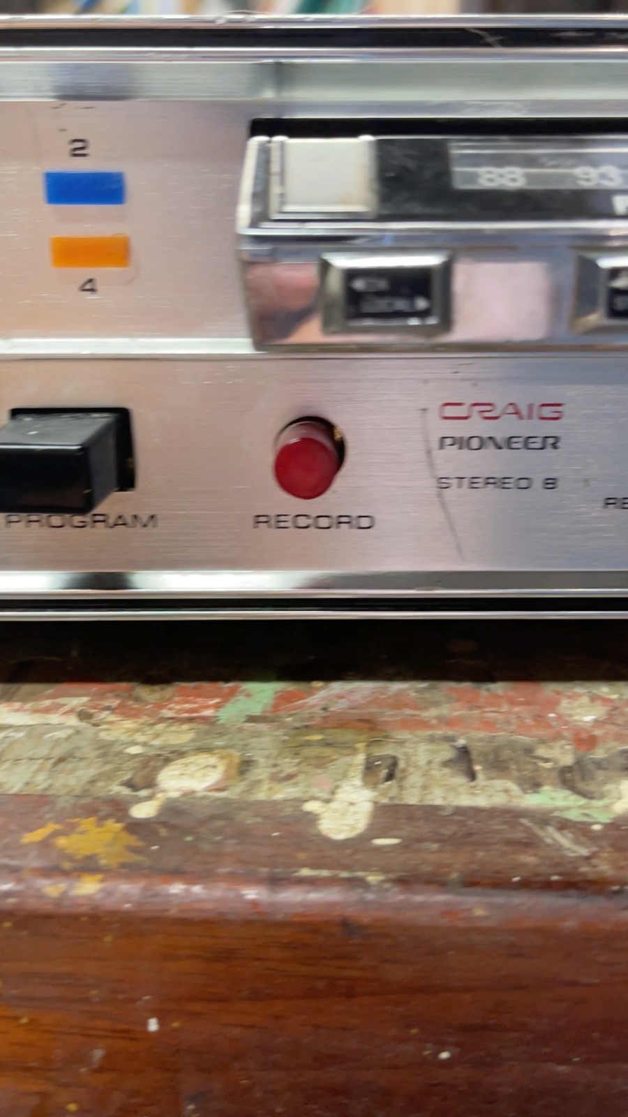 Craig 3302 made by Pioneer Stereo 8 Track Deck Player & Recorder 4496 ...