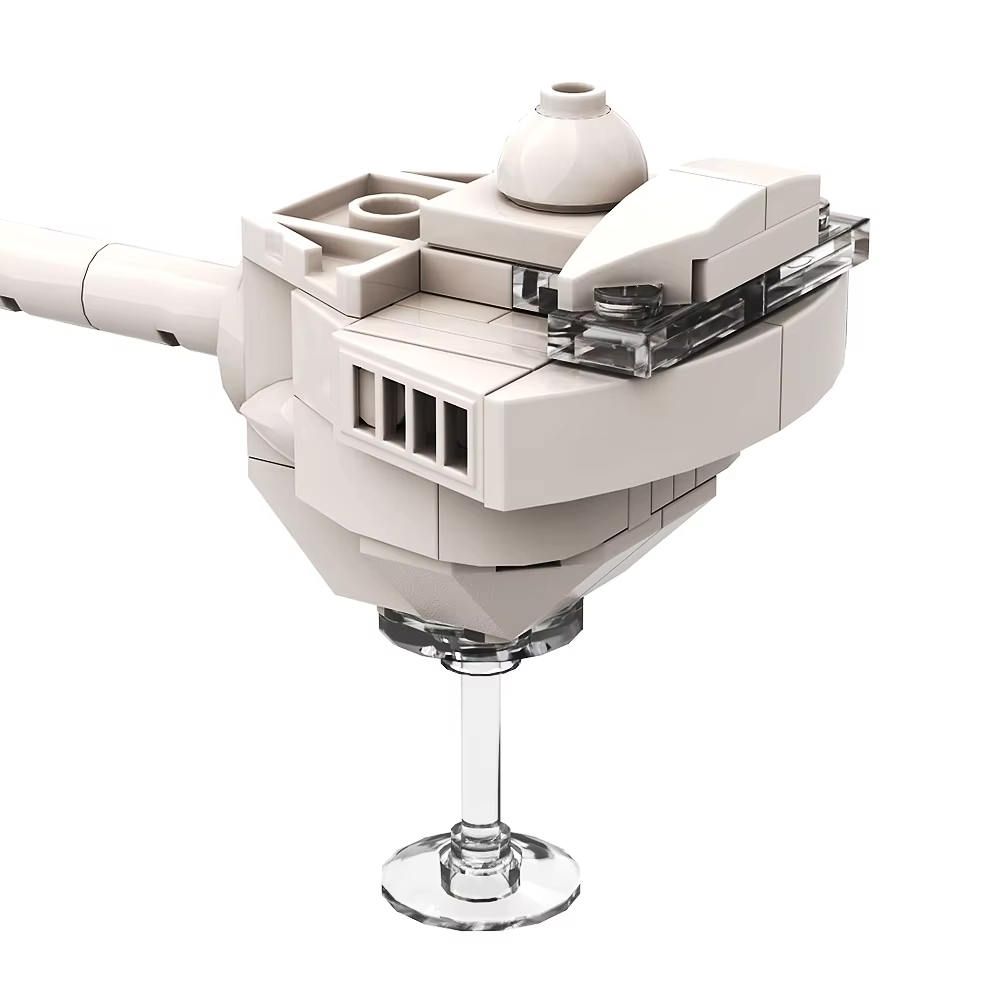 Star Trek Klingon D7 Class Cruiser Warship White 223 Pcs MOC Building ...