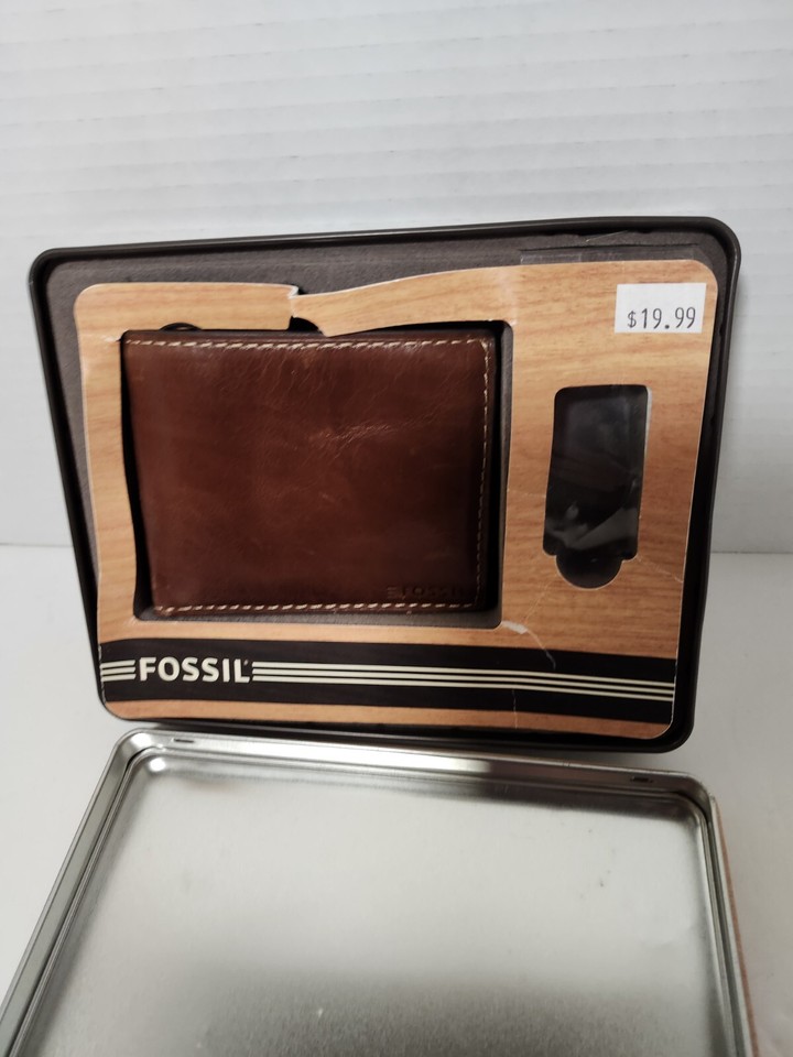 fossil wallet men bifold | eBay