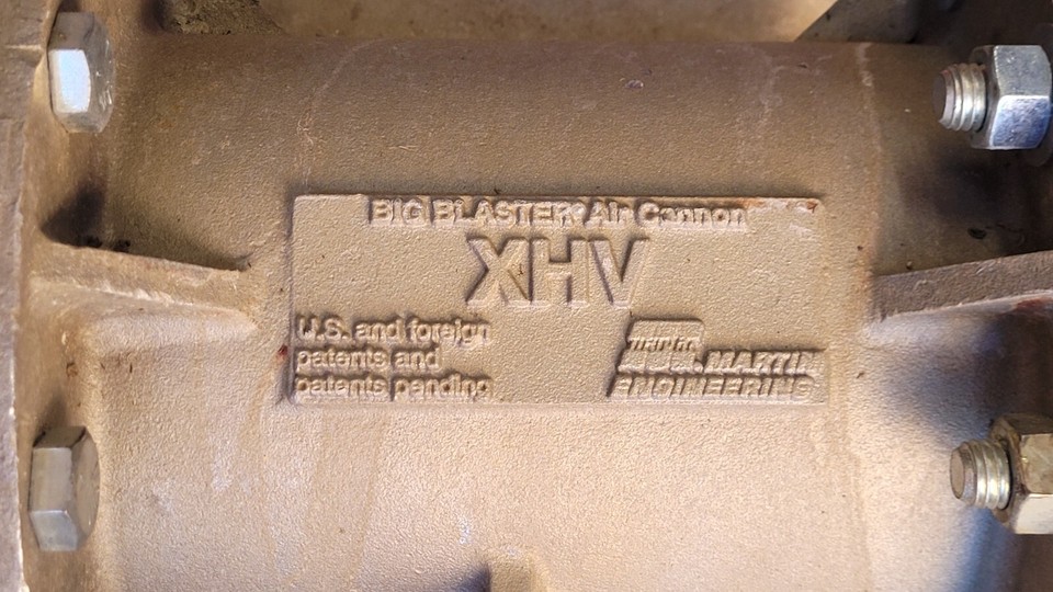 Martin Engineering Model 35082 XHV 4" NPT Big Blaster Air Cannon | eBay