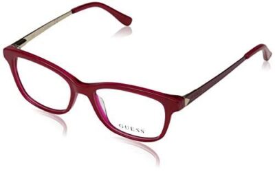 Guess GU9177 Eyeglass Frames - Pink Frame, 47 mm Lens Diameter ...
