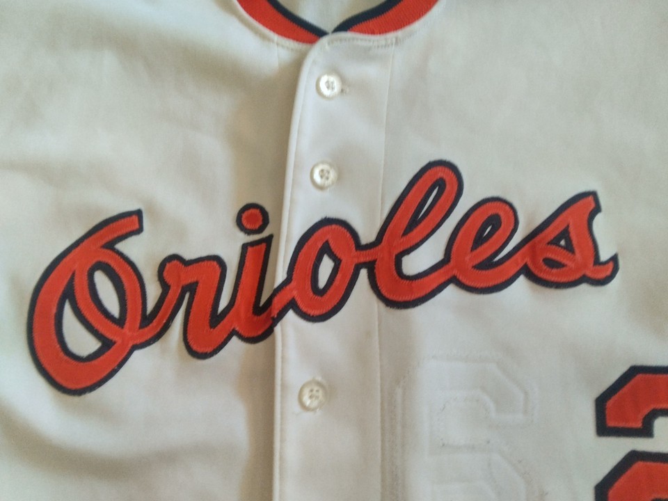 1984 MLB Game Issued Worn Rawlings Baltimore Orioles #67 Jersey Size 42 Missing# | eBay