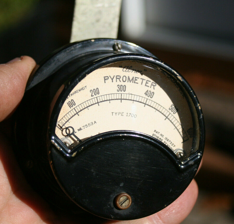 Alnor Vintage Pyrometer Gauge - Illinois Testing Equipment - Model 1700 ...
