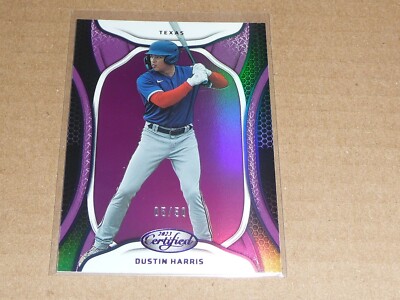 2023 Panini Chronicles CERTIFIED DUSTIN HARRIS PURPLE RANGERS /50 M5920 ...