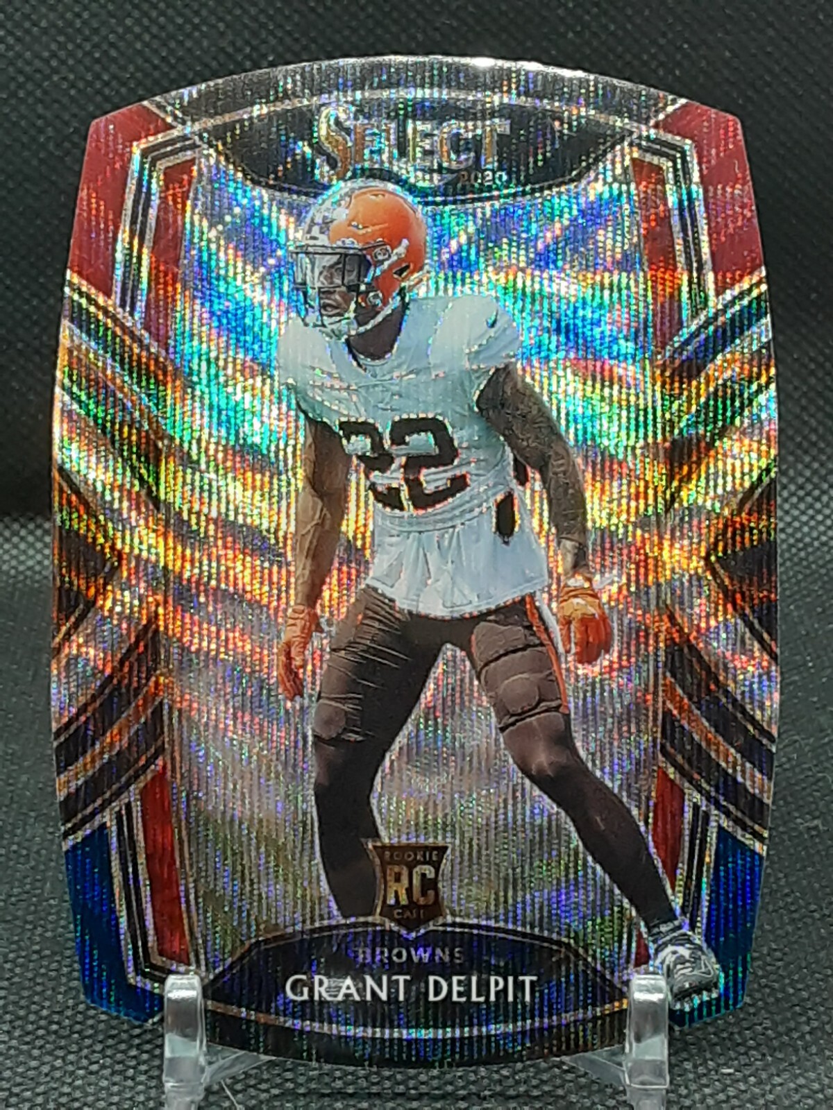 GRANT DELPIT 2020 SELECT CLUB LEVEL TRI COLOR DIE CUT PRIZM ROOKIE ...