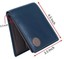 Navy Blue Bifold RFID Blocking Leather Men's Wallet Premium Quality NEW ...