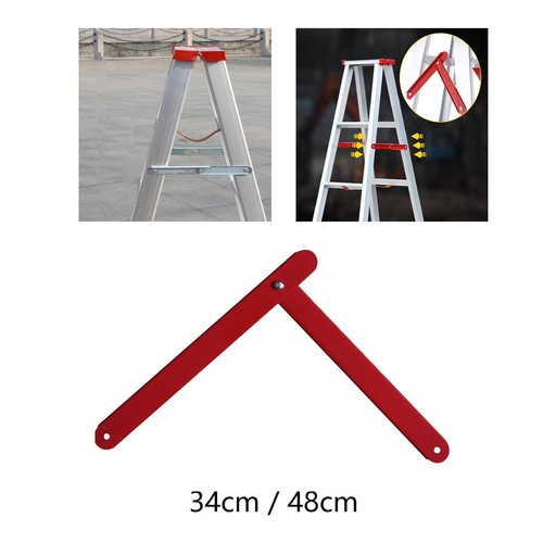 2Pcs Aluminum Step Ladder Hinge with Screw Metal Bracket Tie Rod ...
