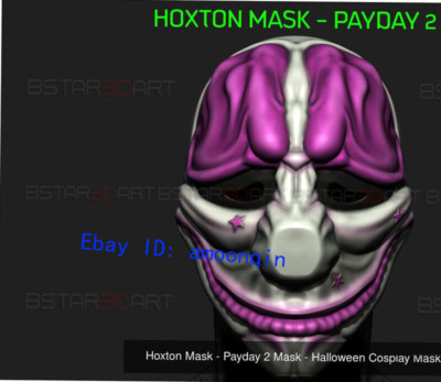 Payday:the Heist Payday 2 Mask 1/1 Hoxton Mask Resin Cosplay ...