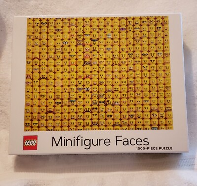 LEGO Puzzle Minifigure Faces 1000-Pieces Complete 25 x 20 | eBay