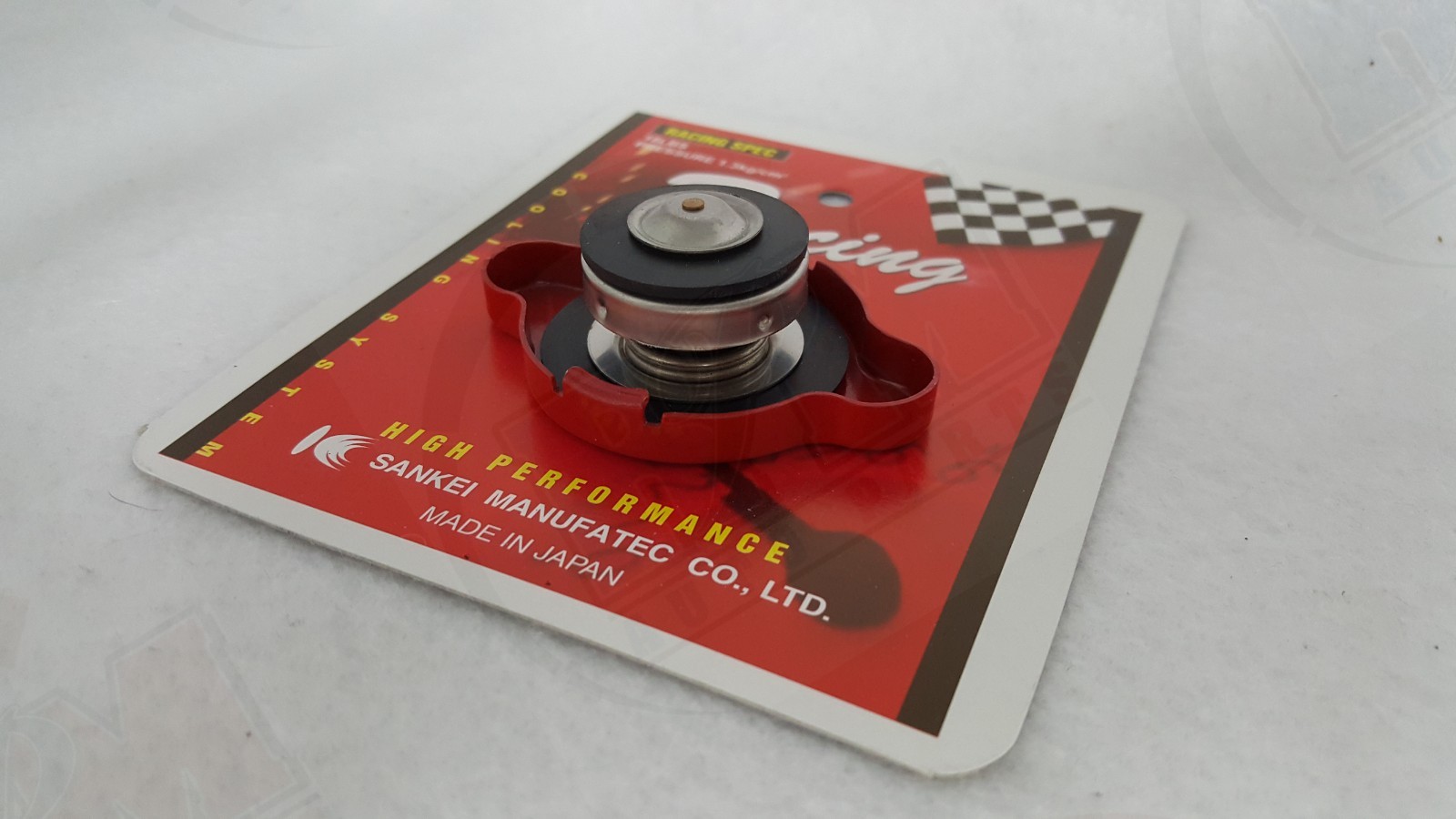 SANKEI Racing RED Radiator Cap - 1.3 Bar / 18lbs - Made in Japan (Large ...