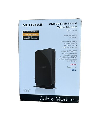 Netgear CM500 High Speed Cable Modem Docsis 3.0 | eBay