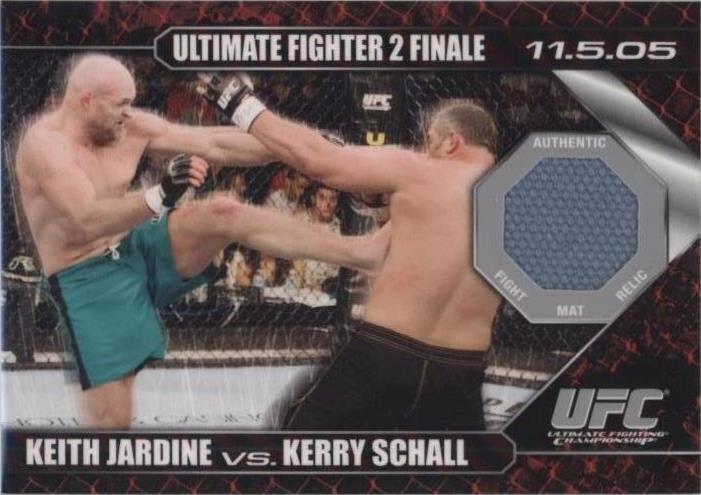 2009 Topps UFC Round 1 - Debut Mat Relics Keith Jardine, Kerry Schall # ...