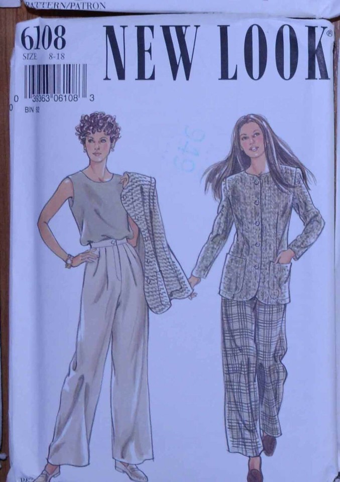 New Look Sewing Patterns Women's Multi-sized 8-18 Bust 34-44 +Handbags ...