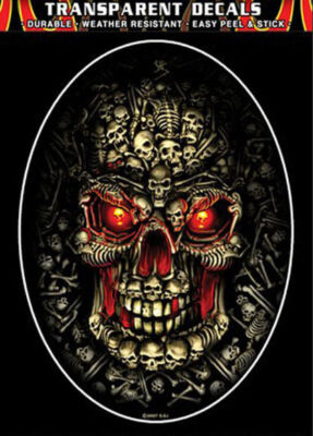 Skull Made Of Skull Decal | eBay