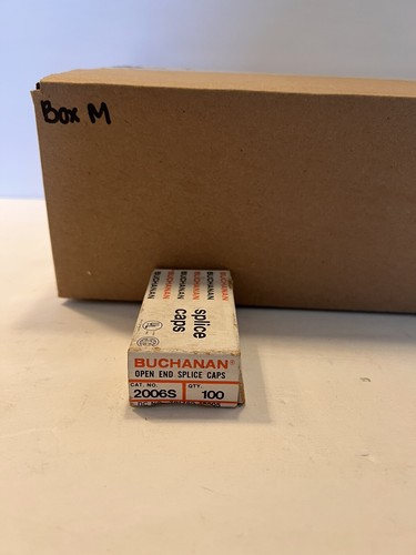 Buchanan 2006S Open End Splice Caps Qty In Box 100 | eBay