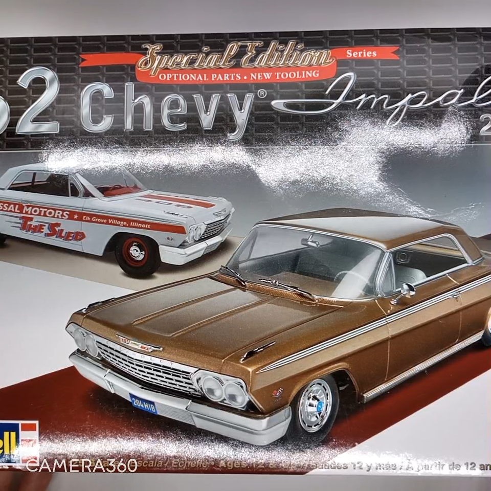 '62 Chevy Impala 2n1 Special Edition Series Revell Model Kit Open Box ...